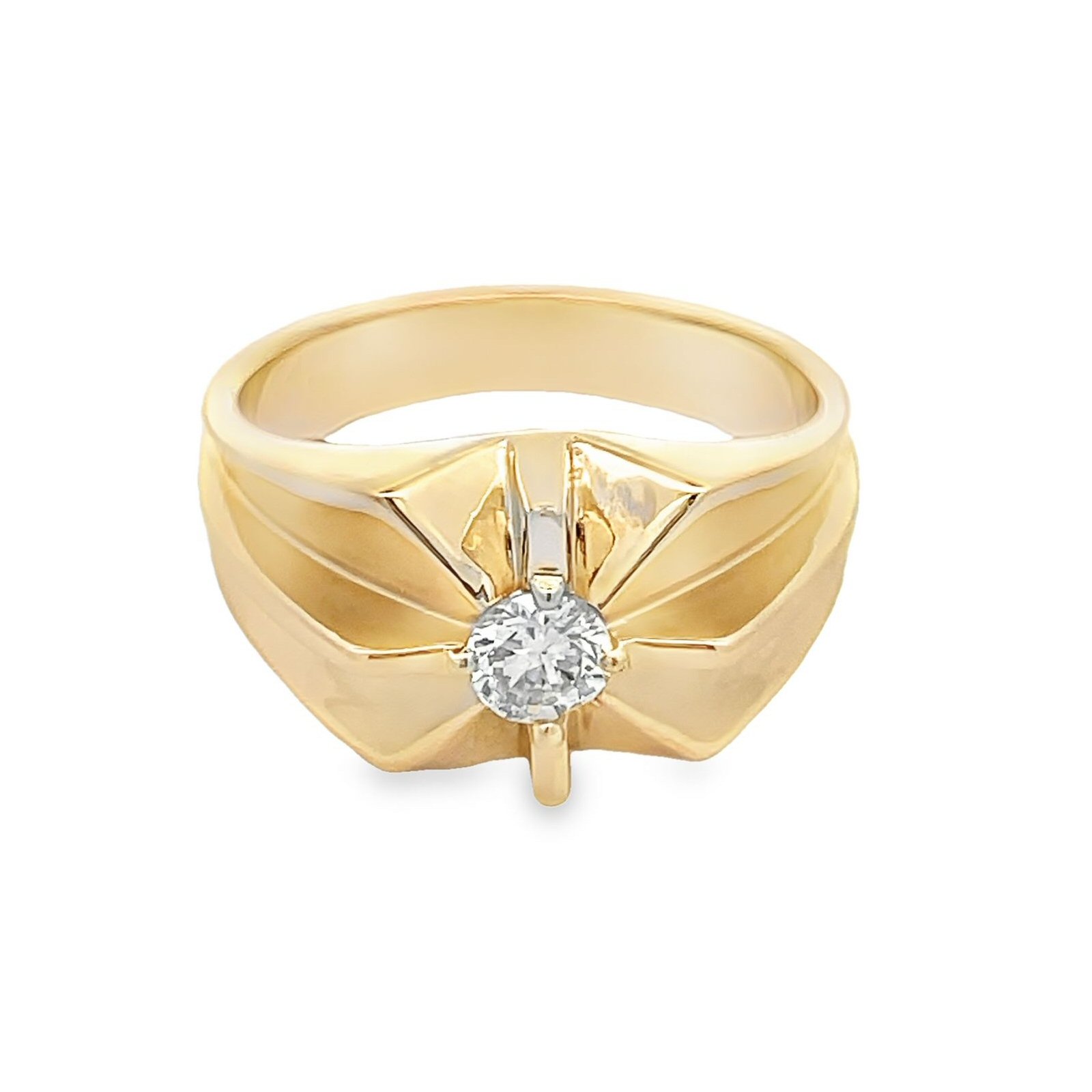 .41 Carat Diamond Belcher Ring - GoldInArt.com